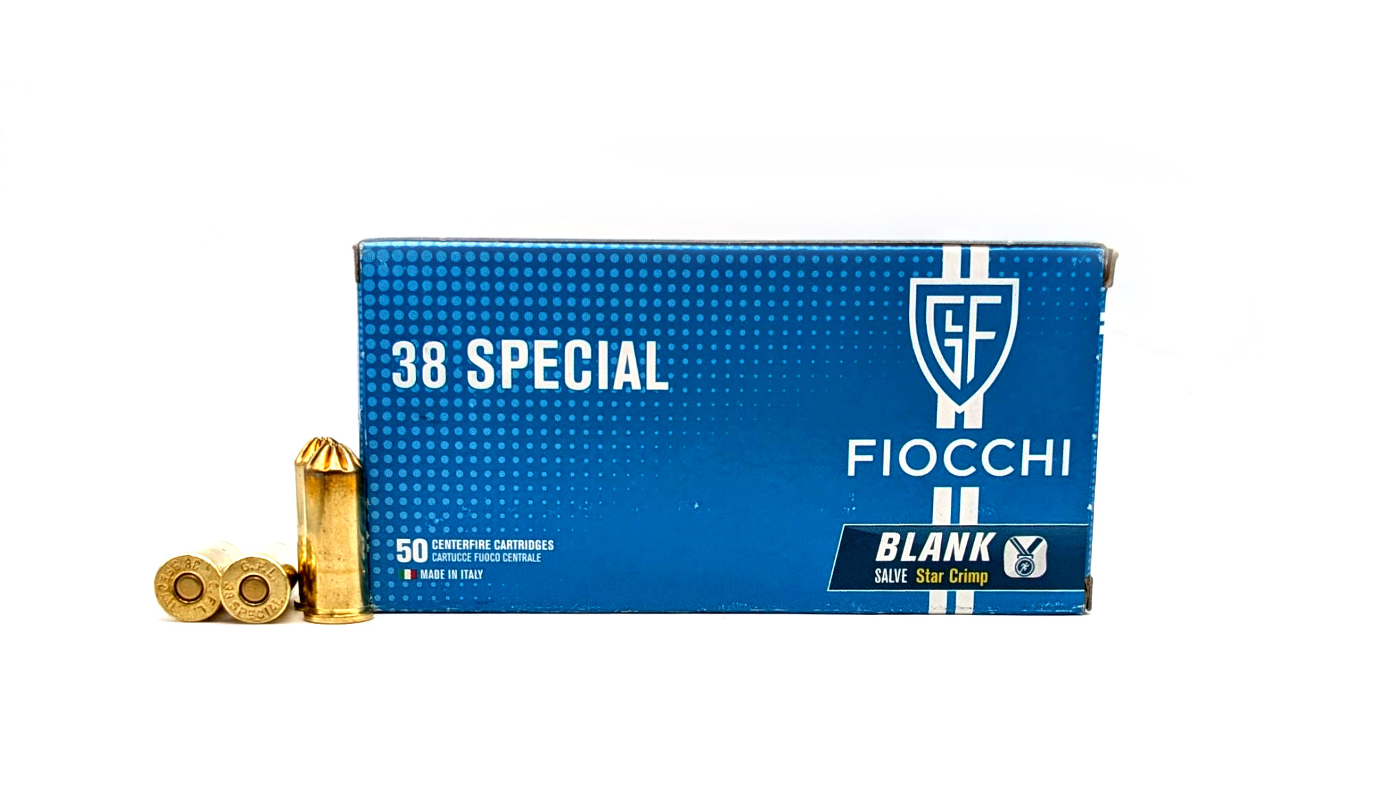 Fiocchi .38 Special BLANKS - 38BLANK - 50rd Box Fiocchi IN STOCK NOW