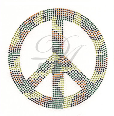 Ovrs4816 - Camo Peace Sign - Distinct Apparel
