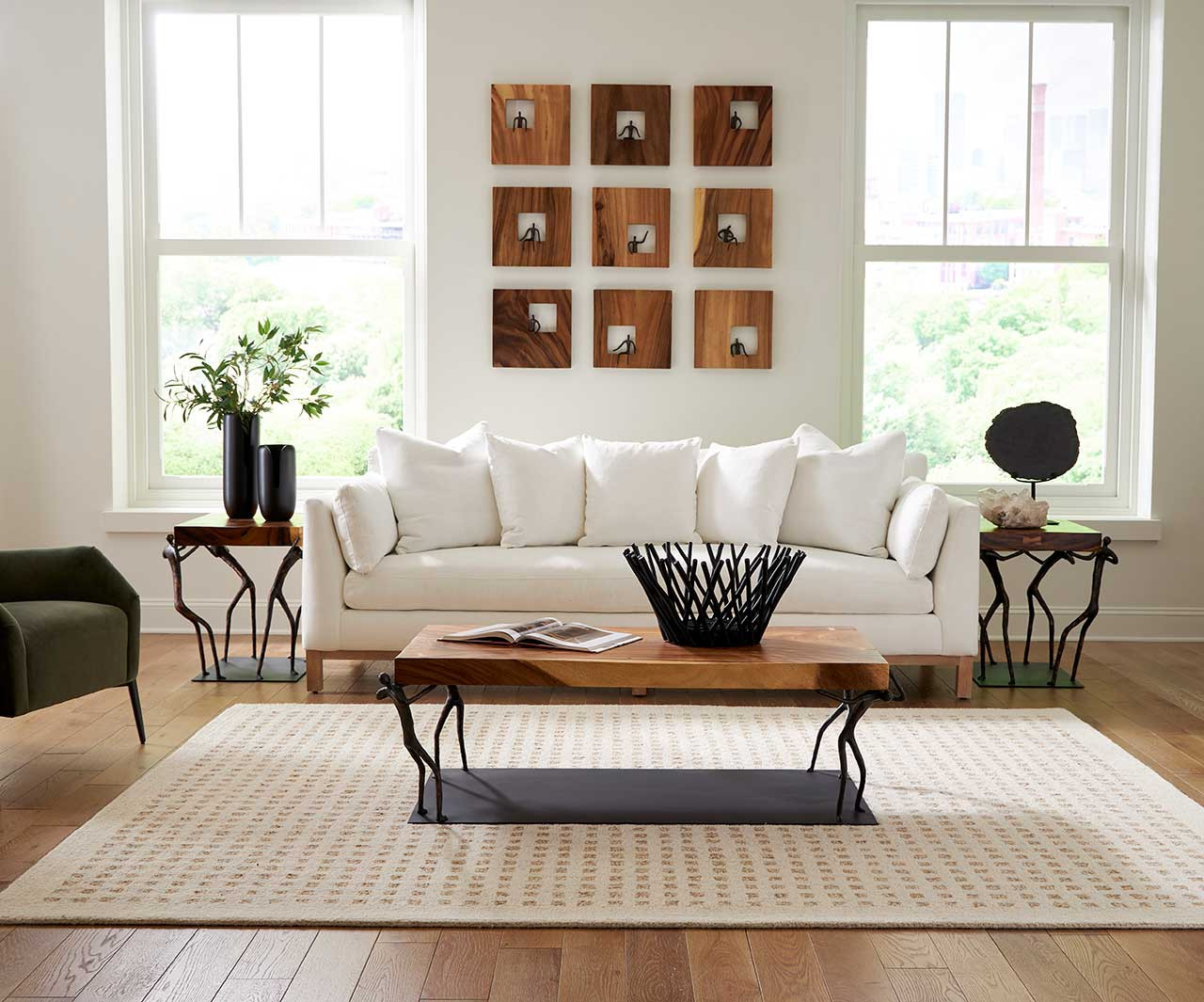 Atlas Square Wall Decor with Bottom Right Cutout - Creative Gateways