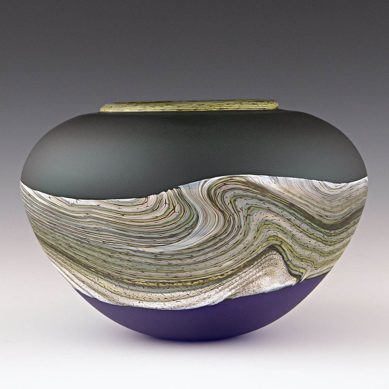 Translucent Agate Sage Cobalt Sphere - Creative Gateways