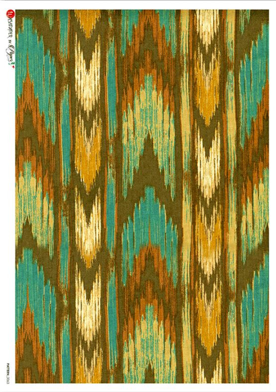 Paper Designs Patterns 0063 A4 Decoupage Rice Paper - TH Decor