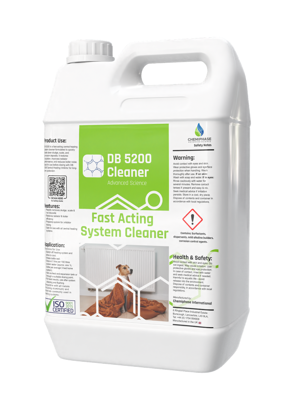 DB 5200 Central Heating Cleaner – Fast Acting Sludge & Scale Remover