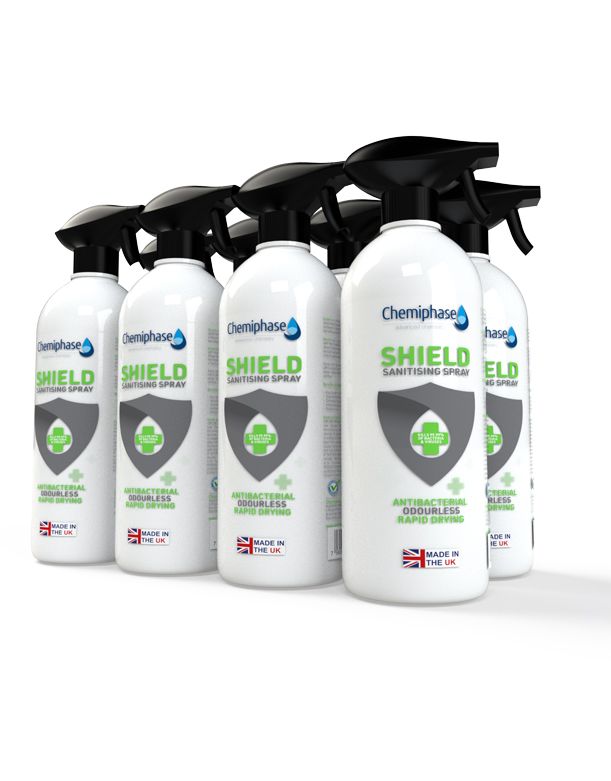 Shield Antibacterial Disinfectant Spray - 9 x 750mls