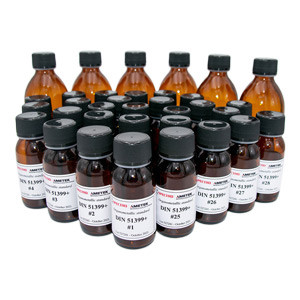 Set of calibration samples according to DIN 51399-2 extended set of ...