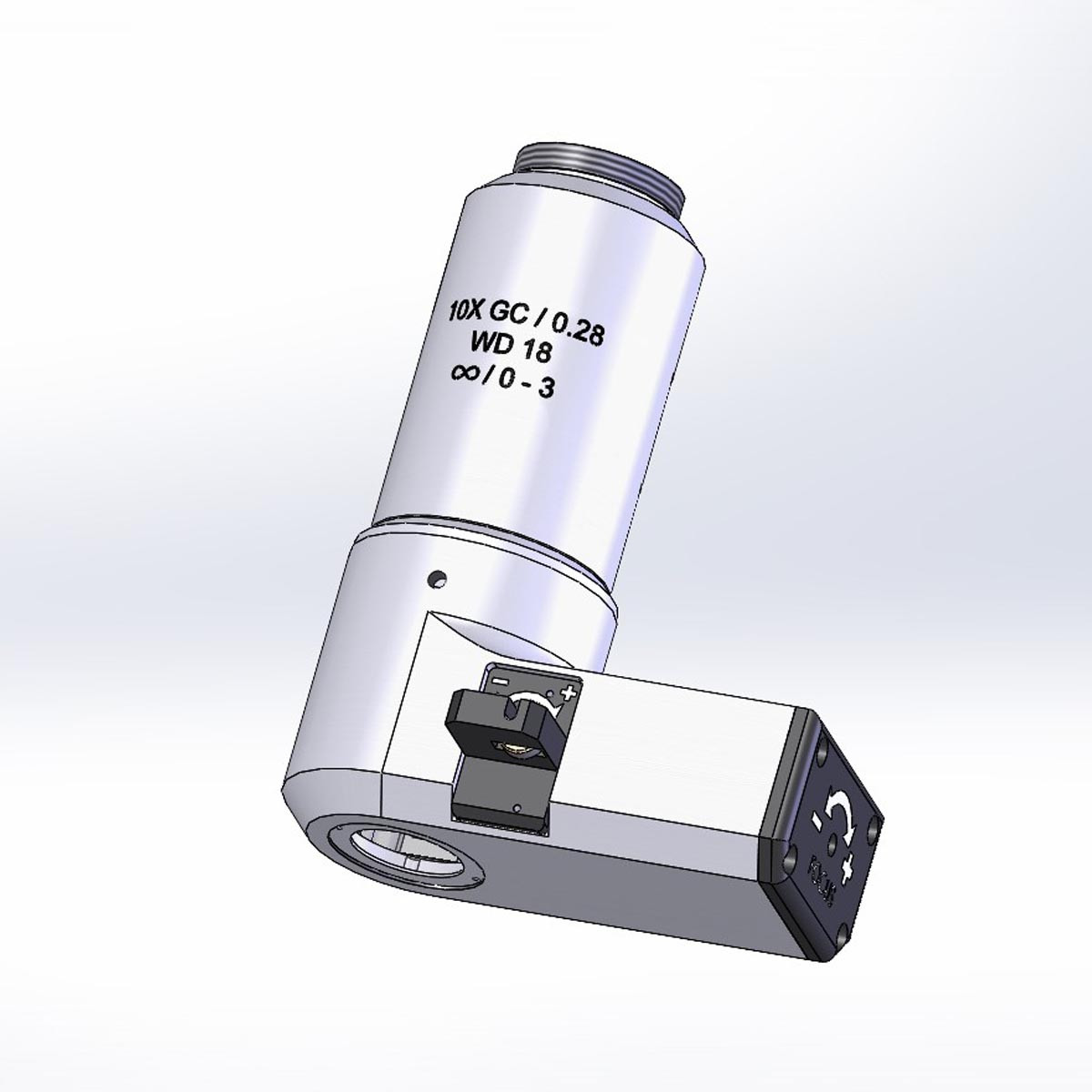 10X 0.28NA GC LWD Michelson objective - AMETEK Italy