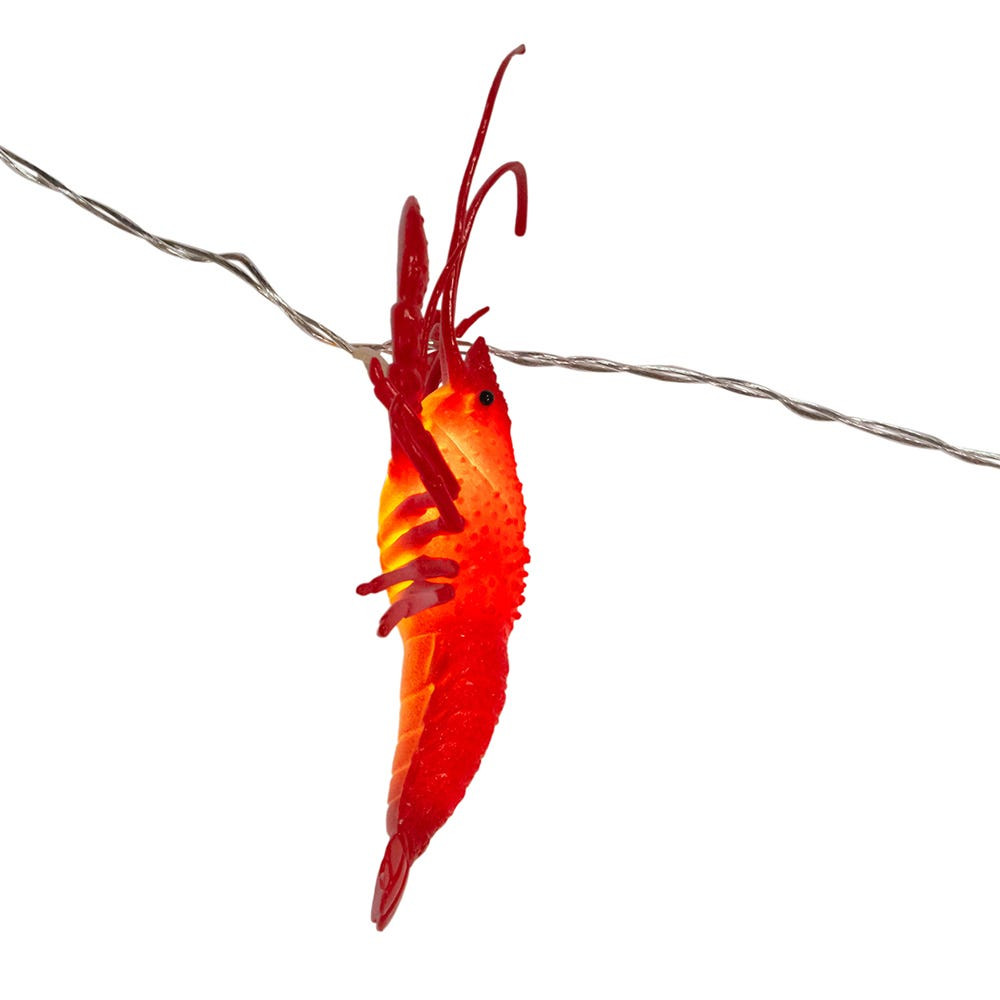 10-Light Red Lobster LED Novelty Party Light Set - Country Marketplace
