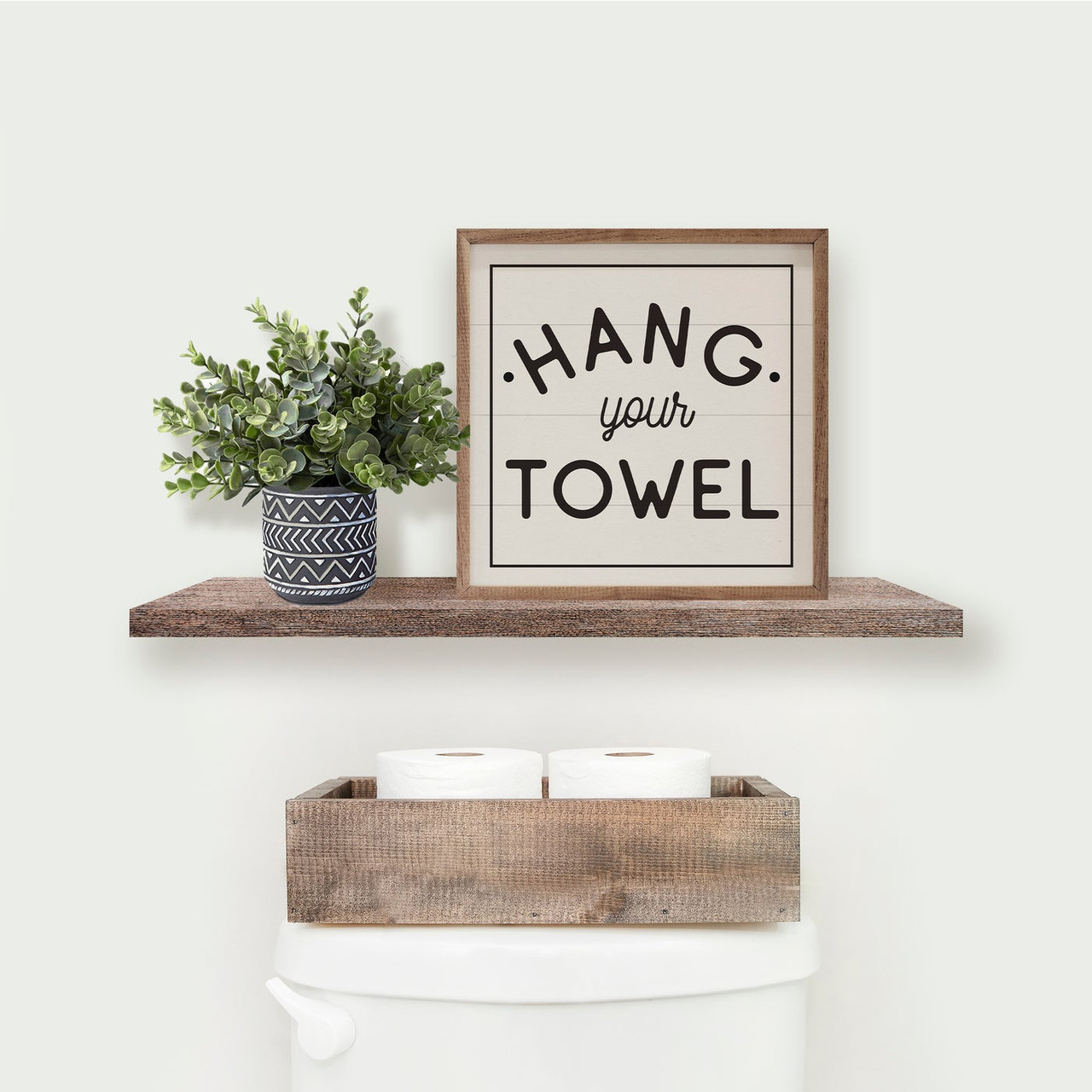 Hang Your Towel - Wood Framed Sign - Country Marketplace