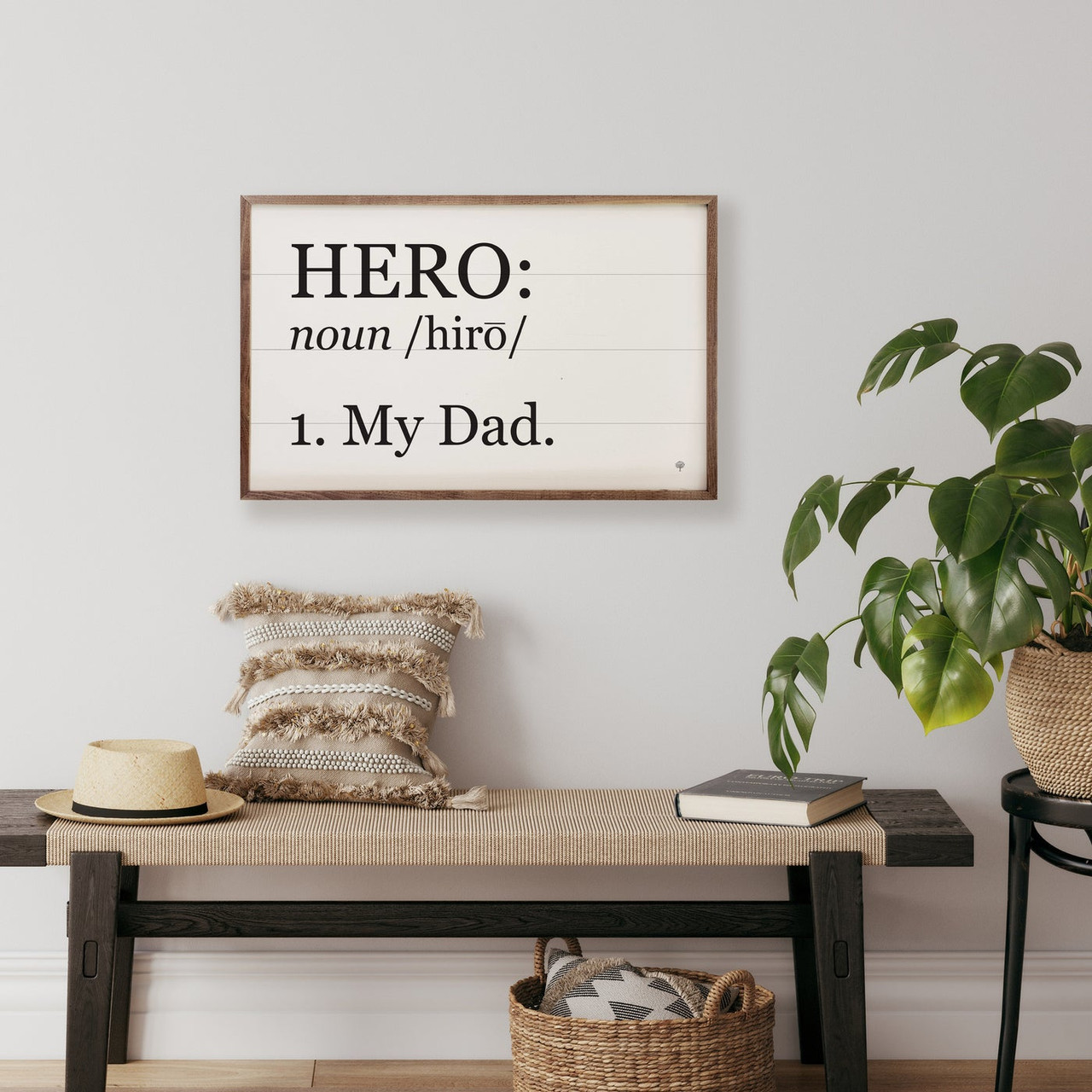 Hero Definition: My Dad - Wood Framed Sign - Multiple Sizes - Country ...