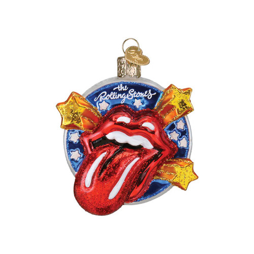 The Rolling Stones Tongue And Lips Glass Officially Licensed Ornament The Rolling Stones Tongue And Lips Glass Officially Licensed Ornament