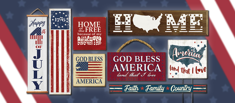 Signs With Sayings & Quotes - Americana Patriotic Wood Signs - Page 1 ...