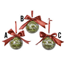 Hunting Glass Ornaments - Country Marketplace