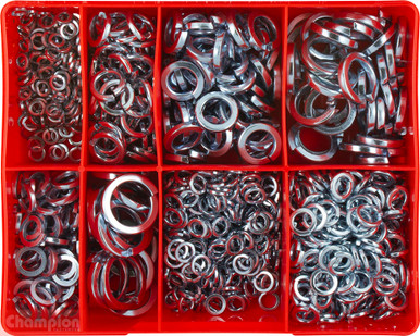 Champion Square Section Spring Washer Assortment Kit