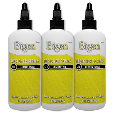 Bigen Lt5 Lemon Twist Designer Series Semi-Permanent Hair Color (Pack Of 3)