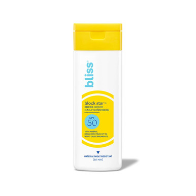 Bliss Block Star Sheer Tinted Face Sunscreen Spf 50-2 Fl Oz. - 100% ...