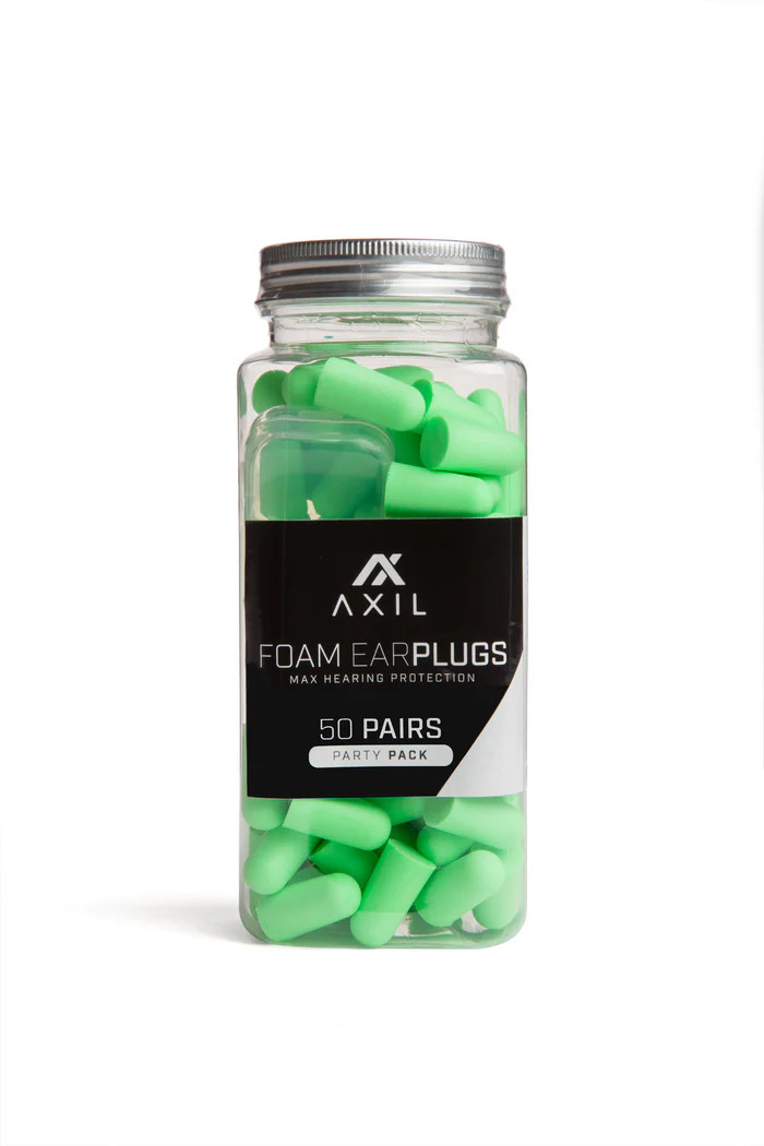 Axil Foam Plug 50 Pair Travel Pack – 32 dB Hearing Protection | Graco Corp