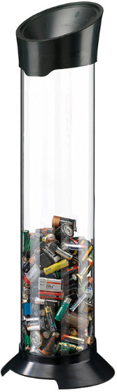 Battery Recycling Bin - 10 Ltr - Black