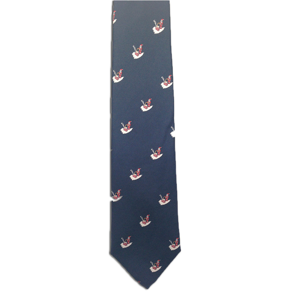 Santa Peeing Down the Chimney Tie - Chipp Neckwear