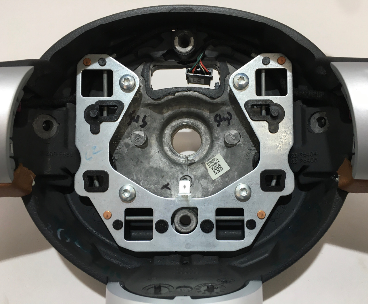 2007-2015 Mini Cooper S Steering Wheel / Black & Brown Leather / Manual ...