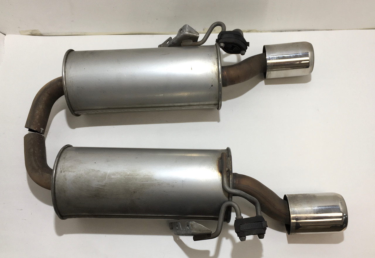 2008-2014 Mini Cooper S R55 Clubman Exhaust Muffler Tips / Pair / R2011 ...