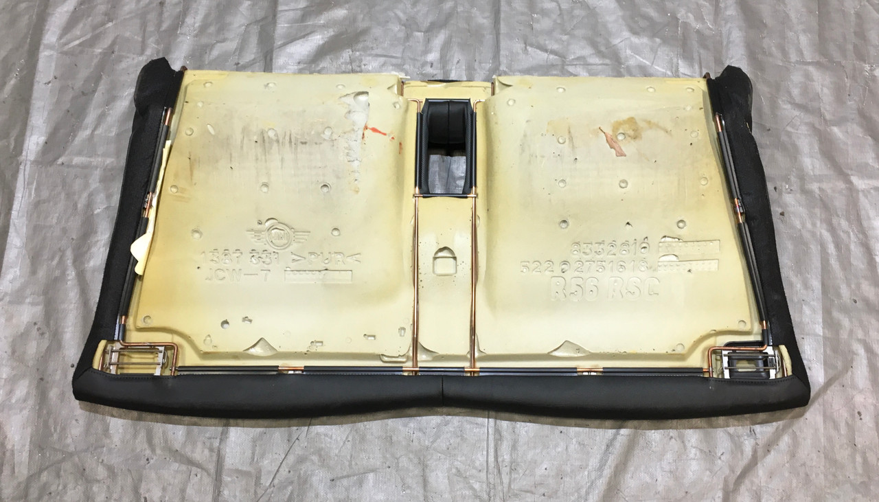 2008-2014 Mini Cooper R55 Clubman Rear Seats / Carbon Black Leatherette ...