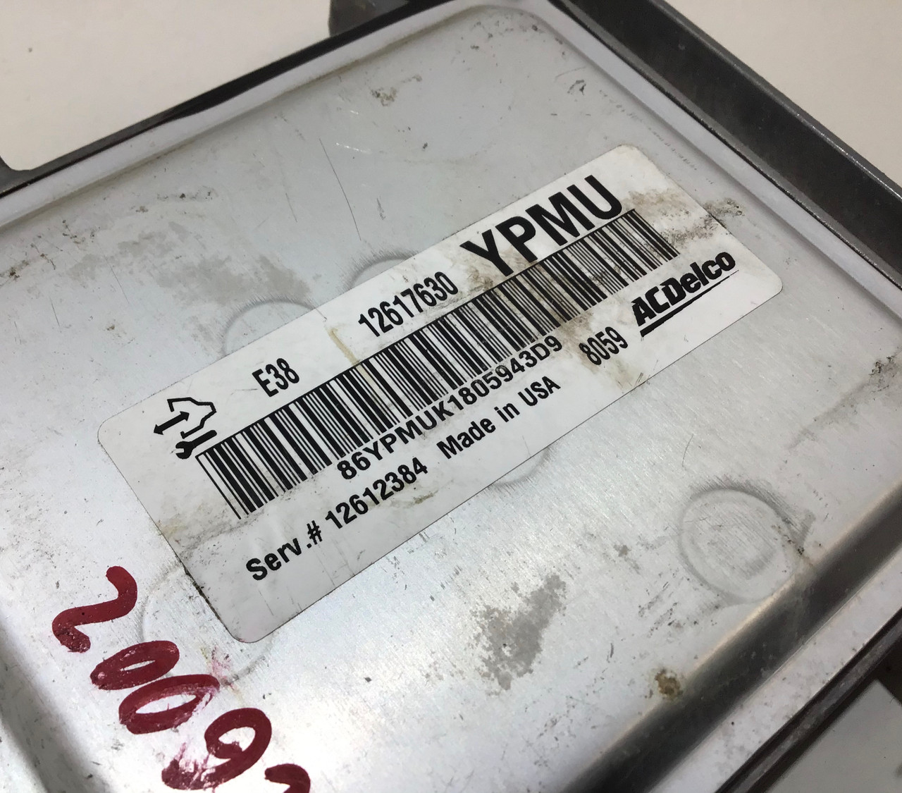 2008 Chevrolet Corvette C6 LS3 Engine Control Module ECU E40 / 12617630 ...