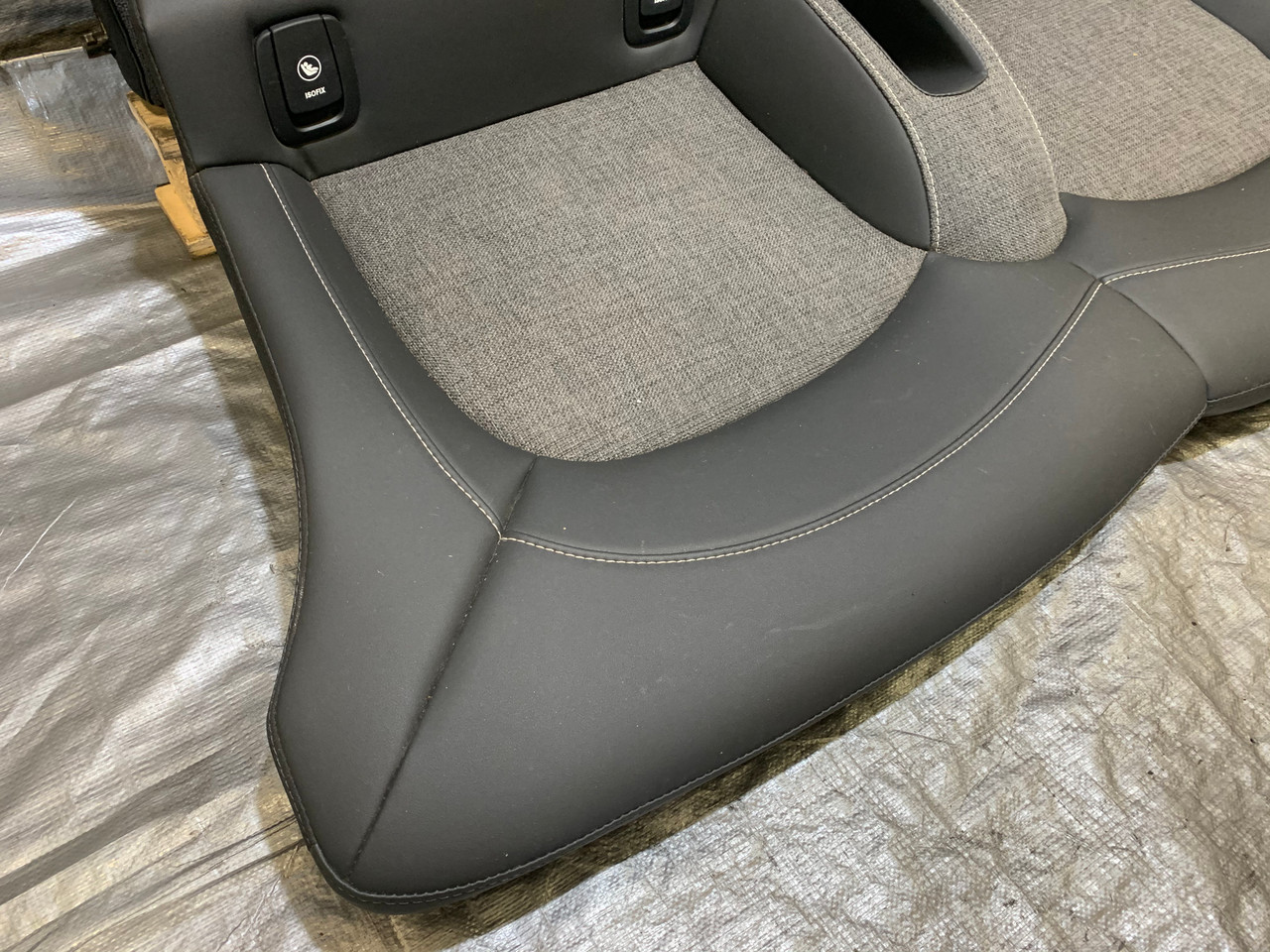 2016-2019 Mini Cooper F57 Convertible Rear Seat Set / Grey Cloth ...