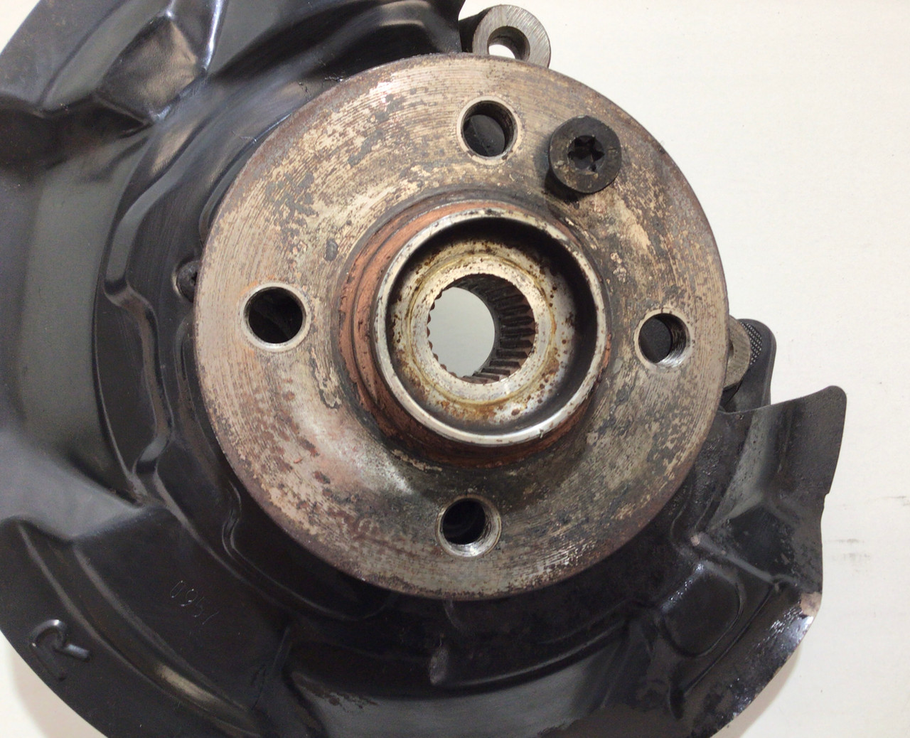 2007-2015 Mini Cooper Driver Front Spindle Hub & Lower Control Arm ...