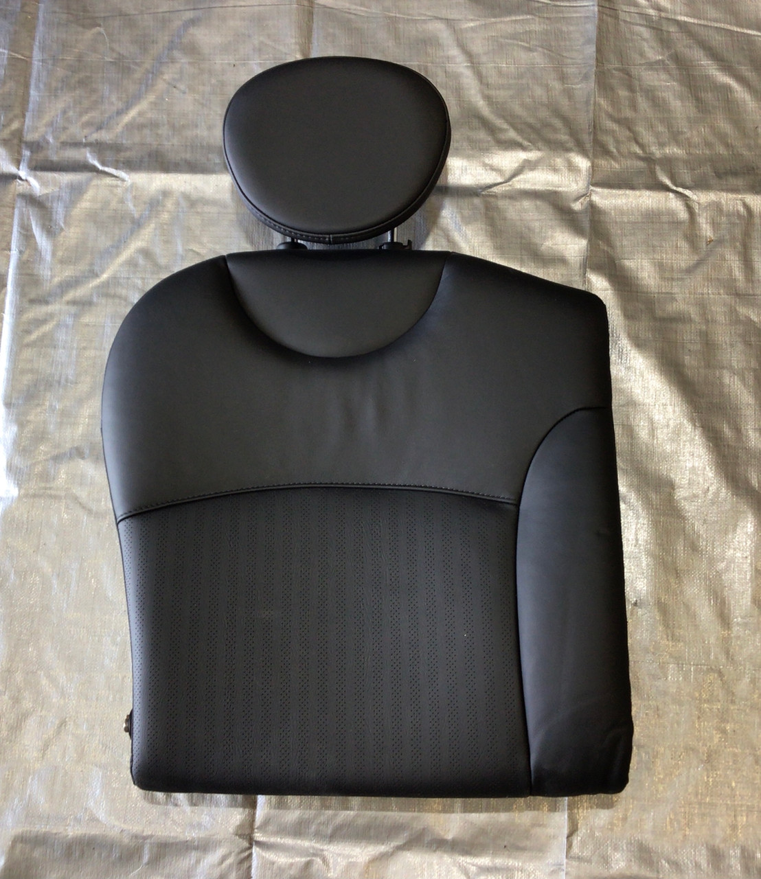 2007-2013 Mini Cooper R56 Hatchback Rear Seats / Punched Black Leather ...