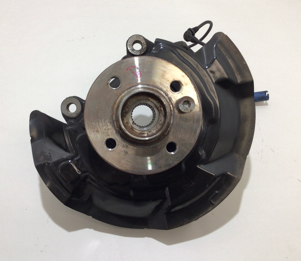 2007-2015 Mini Cooper Driver Front Spindle Hub w/ Lower Control Arm ...