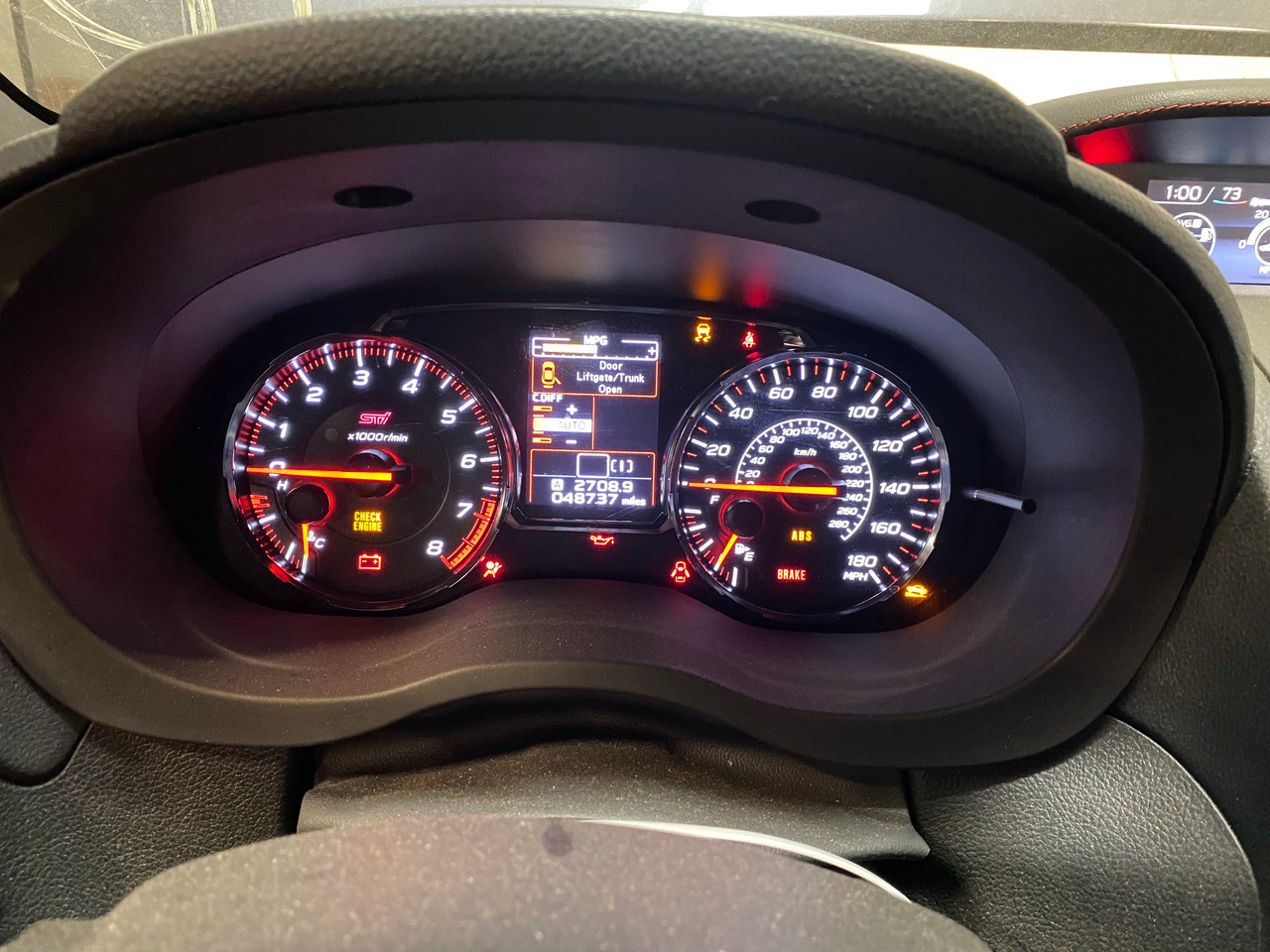 2018-2020 Subaru WRX STI LED Instrument Gauge Cluster / Manual / 48k ...