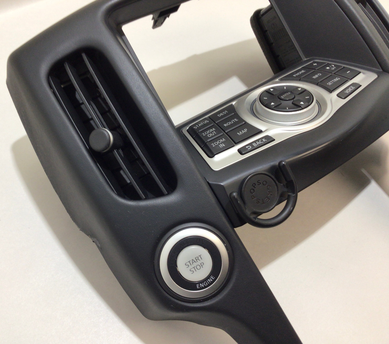 2009-2020 Nissan 370z Front Center Console Trim Surround w/ Navigation ...