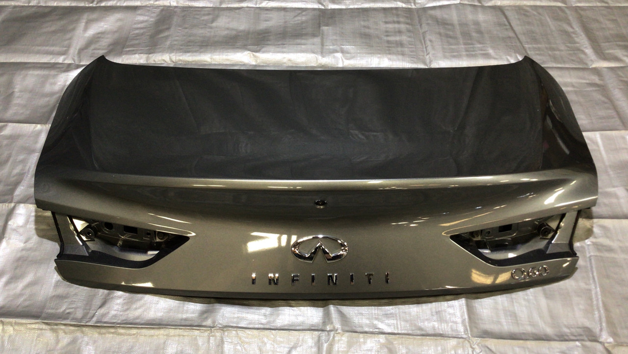 2017-2020 Infiniti Q60 Trunk Lid Panel w/ Rear View Camera / Graphite ...