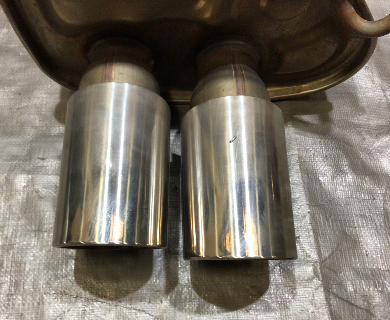 2018-2020 Subaru WRX STI Driver Side Exhaust Muffler w/ Tips / OEM ...