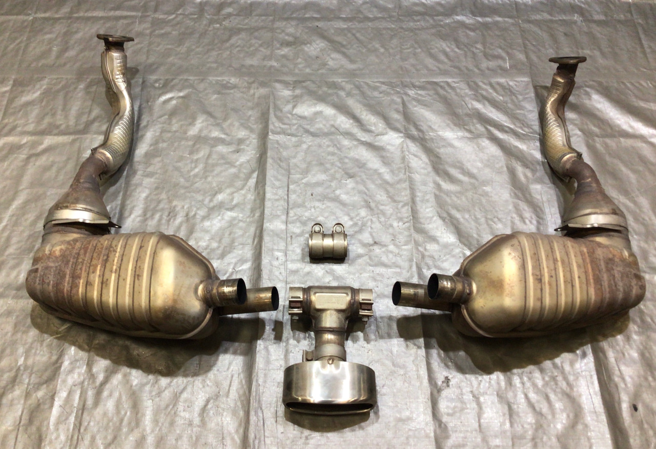 2005-2006 Porsche 987 Boxster 2.7l Exhaust Mufflers w/ Tip / OEM / 49k ...