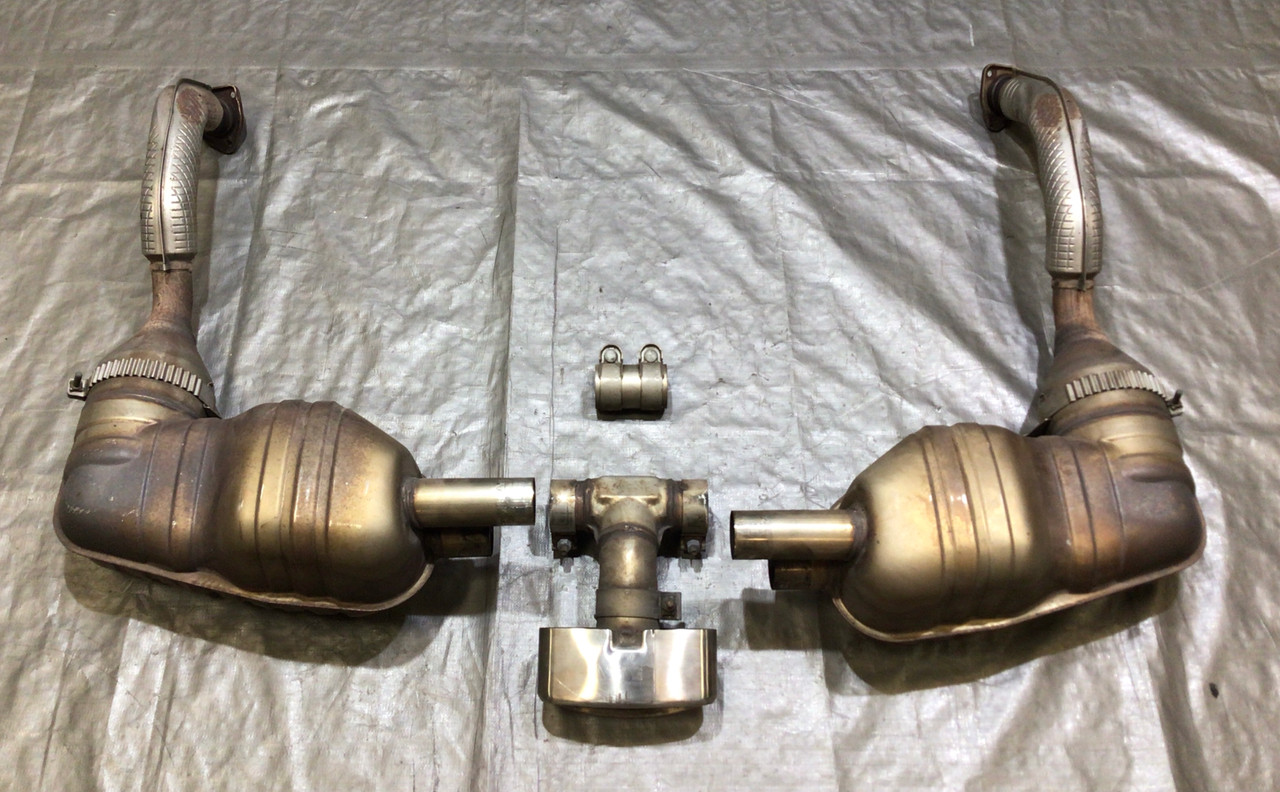 2005-2006 Porsche 987 Boxster 2.7l Exhaust Mufflers w/ Tip / OEM / 49k ...