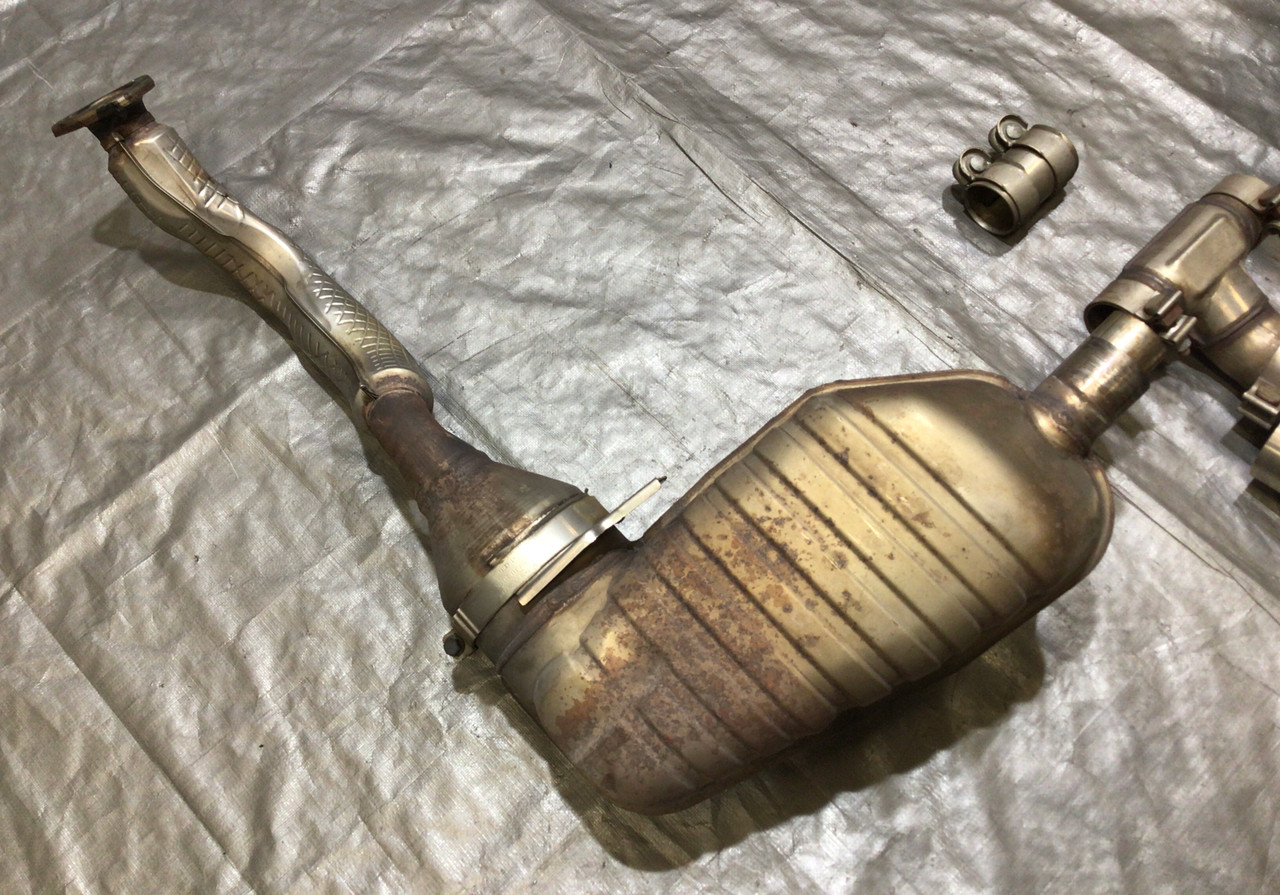 2005-2006 Porsche 987 Boxster 2.7l Exhaust Mufflers w/ Tip / OEM / 49k ...