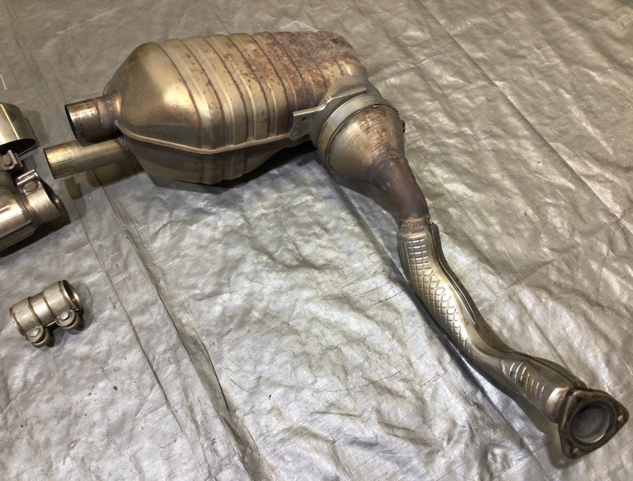 2005-2006 Porsche 987 Boxster 2.7l Exhaust Mufflers w/ Tip / OEM / 49k ...