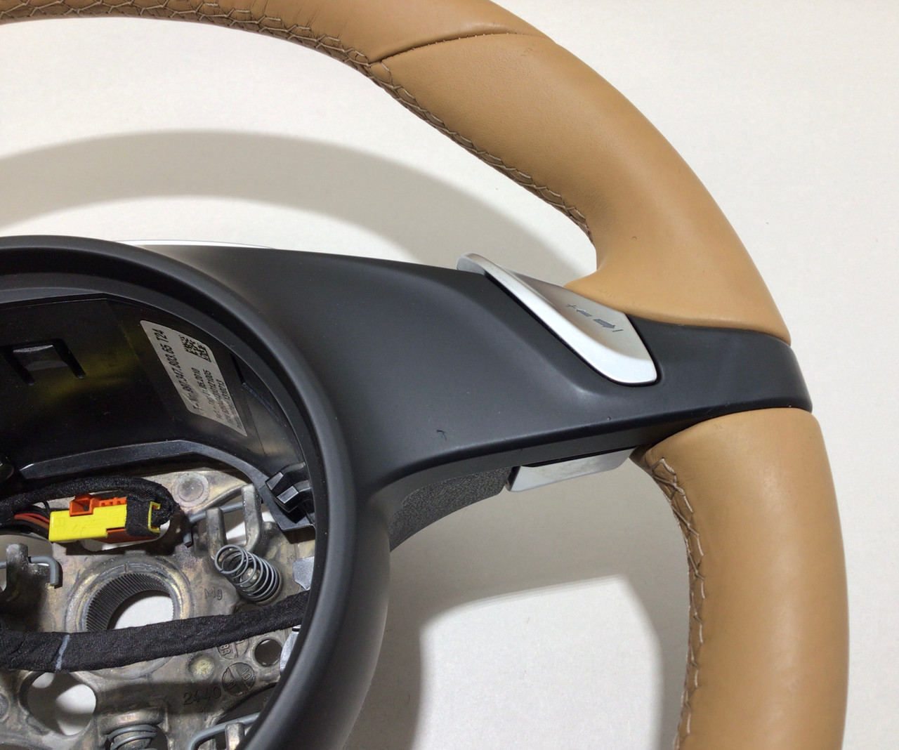 2009-2012 Porsche 987 Boxster Sand Beige Leather Steering Wheel / PDK ...