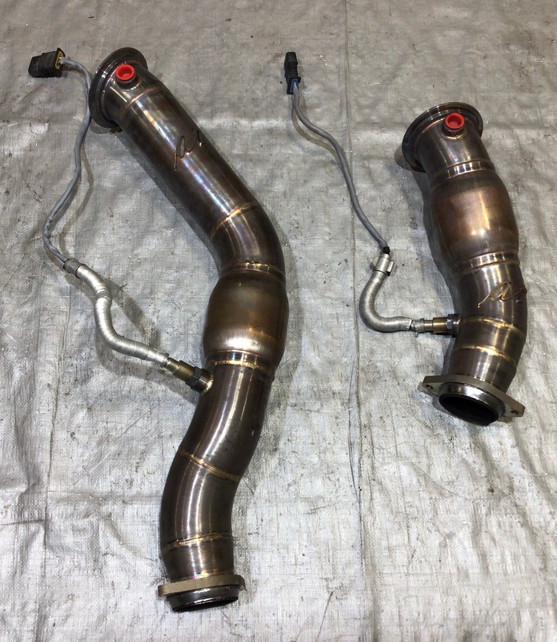 2015-2020 F80 F82 F87 BMW M2 M3 M4 S55 AR Design 3" Hi-Flo Resonated ...