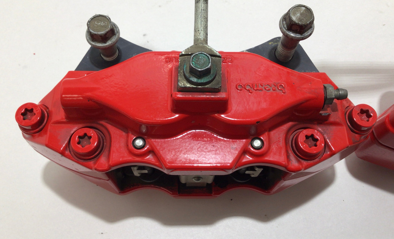 2014-2019 Chevrolet C7 Corvette Brembo Brake Calipers / Set of 4 / Red ...