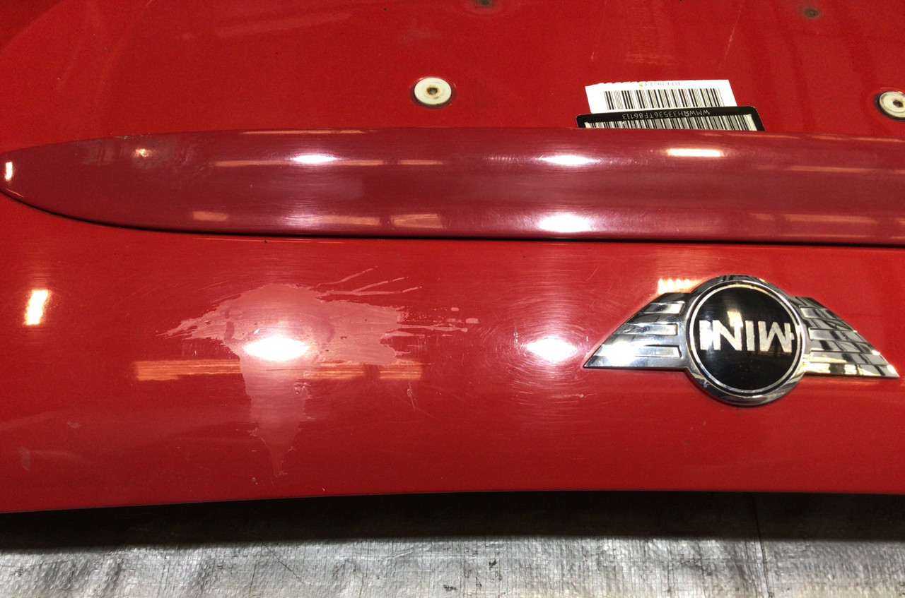 2005-2008 Mini Cooper S R52 Convertible Trunk Tailgate / Chili Red ...