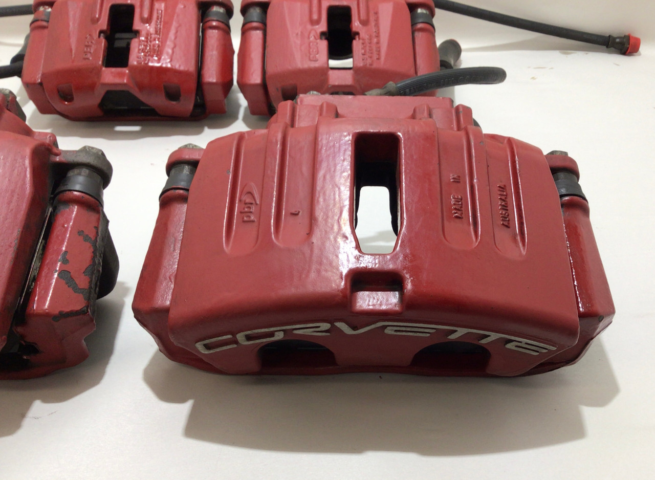 2005-2010 Chevrolet Corvette C6 Base Brake Calipers / Set of 4 / 73K ...