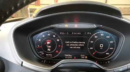 2016-2017 Audi TT Quattro Instrument Gauge Cluster Display / 8S0920890A ...