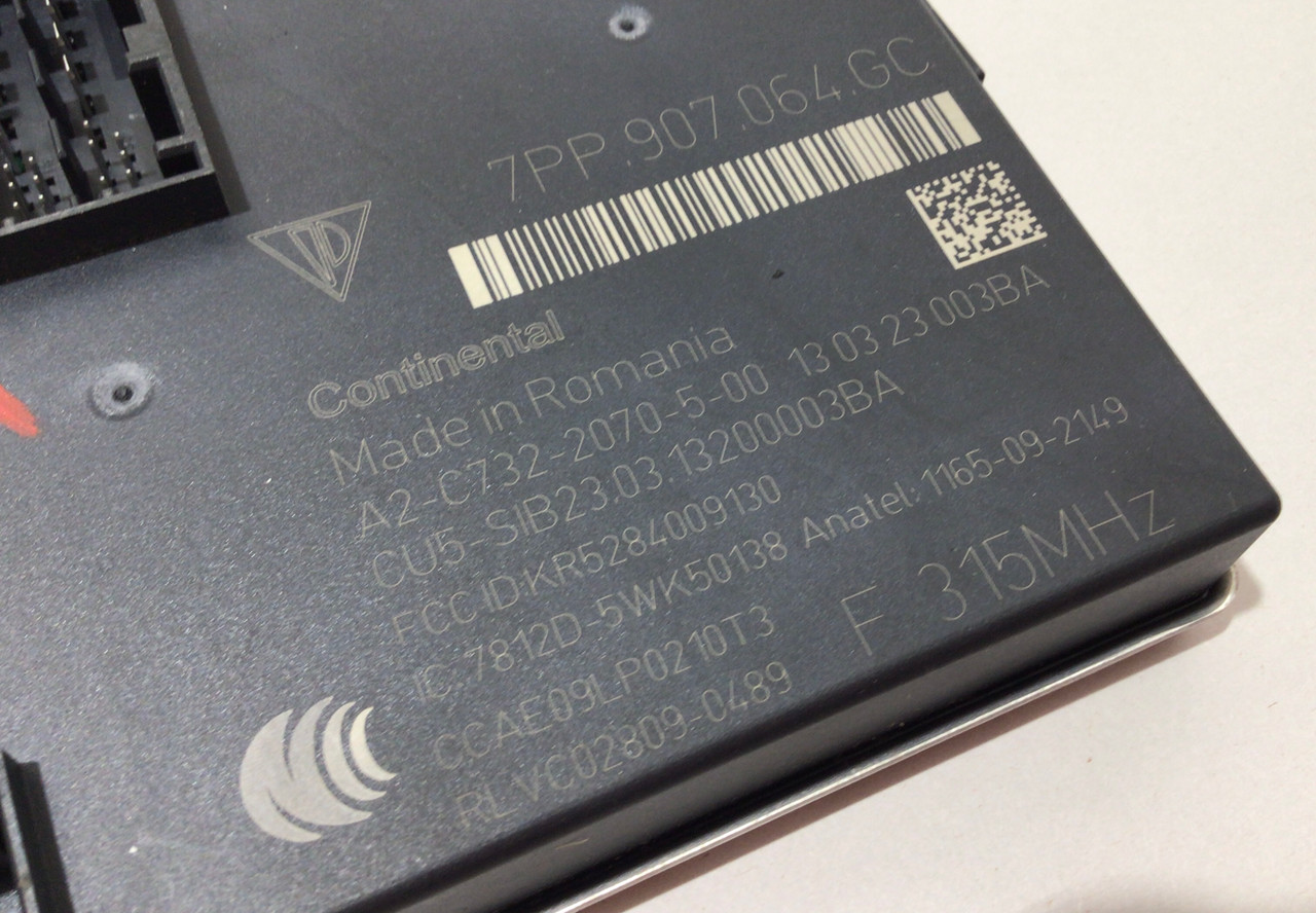 2013 Porsche 981 Boxster S Front Body Control Module BCM 7PP907064GC ...