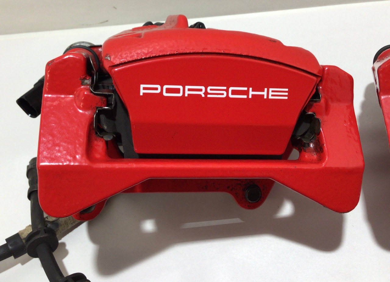2017-2018 Porsche Macan GTS Brembo Brake Calipers / Red / Set of 4 ...