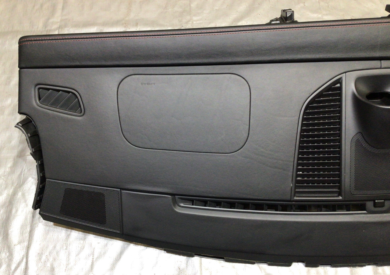 2015-2018 Porsche Macan Dashboard Panel w/ Passenger Airbag / Red Stitching / DAMAGE / PM002 ...