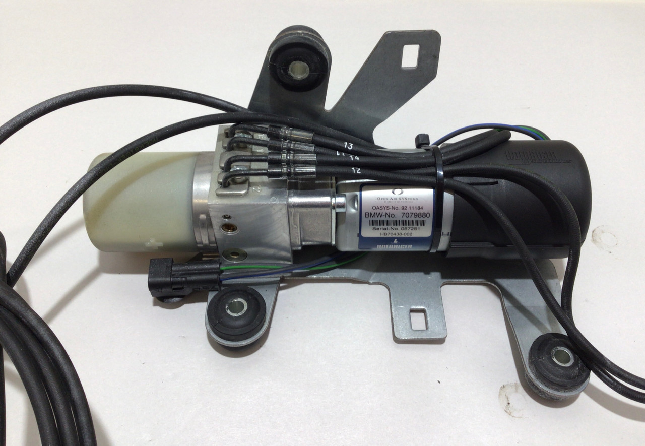 2005-2008 Mini Cooper R52 Convertible Top Hydraulic Pump w/ Lines ...