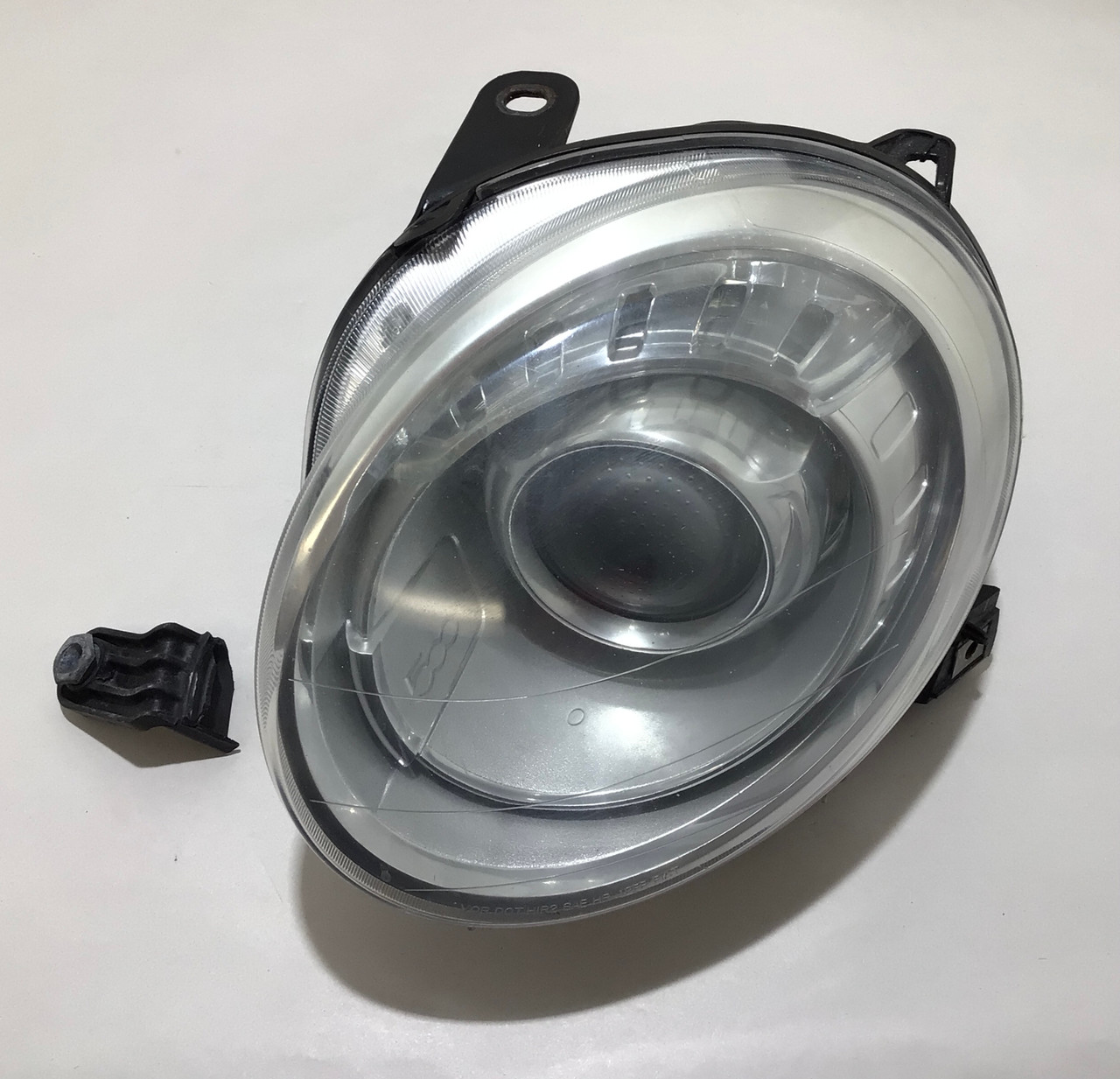 2012-2017 Fiat 500 Abarth Driver Headlight / Chrome / DAMAGED / F5014 ...