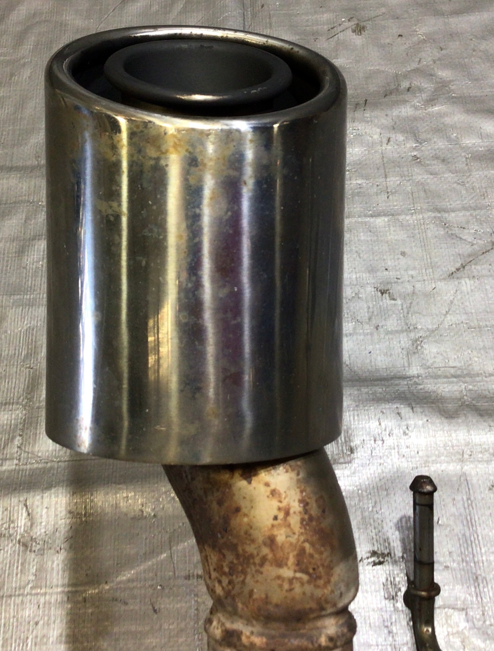 2012-2015 Fiat 500 Abarth Tail Pipe / Exhaust Muffler Tips / OEM ...