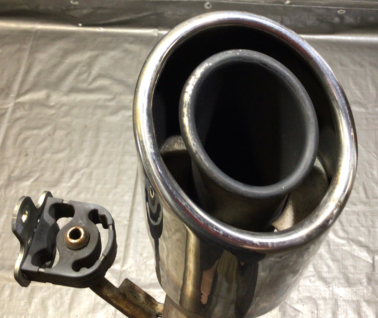 2012-2015 Fiat 500 Abarth Tail Pipe / Exhaust Muffler Tips / OEM ...